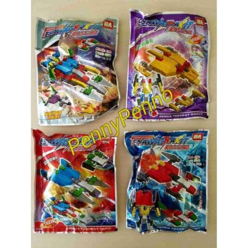 Jual Mainan Lego Pesawat Rakit Bongkar Pasang di Seller pennypenno ...