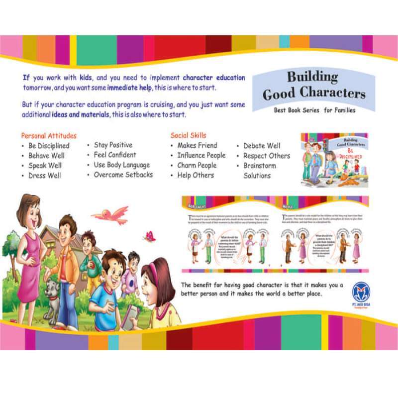 Promo Book Building Good Character - 1 Paket Isi 15 Jilid Diskon 25% Di ...