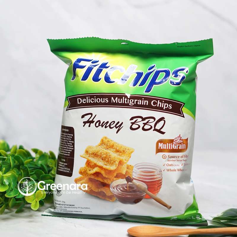 Jual FITCHIPS Snack Sehat Multigrain - HONEY BBQ di Seller GREENARA ...