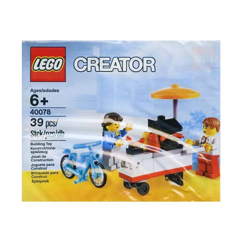 Promo LEGO 40078 Creator Hot Dog Cart Mainan Blocks & Puzzle Diskon 1% ...