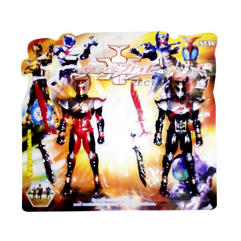 Jual Matahari Three Panda Bima X Garuda Action Figure - Red Black di ...