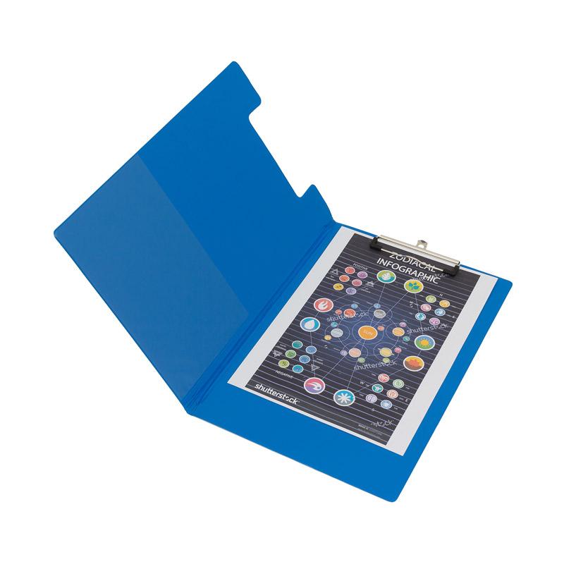 Jual Bantex #4211 11 Folio Clipboard with Cover - Cobalt Blue di Seller ...