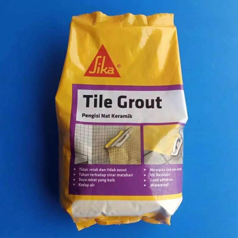 Jual SEMEN NAT KERAMIK SIKA TILE GROUT 1 KG WARNA HITAM - HITAM di ...
