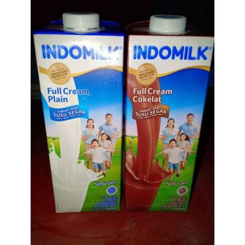 Jual Indomilk UHT Full Cream Susu Cair 1L di Seller The Only Moon Star - Cempaka Putih Timur ...