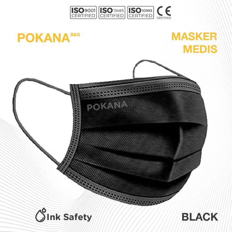 Promo Pokana B&g 4-ply Earloop Surgical Face Masker - Sachet Isi 5s ...