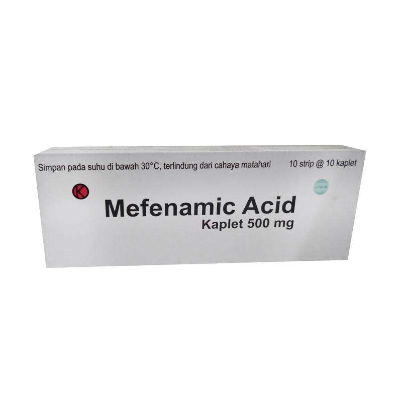 Jual Asam Mefenamat Mefenamic Acid Obat [500 g/ 10 Strip/ 10 Kaplet ...