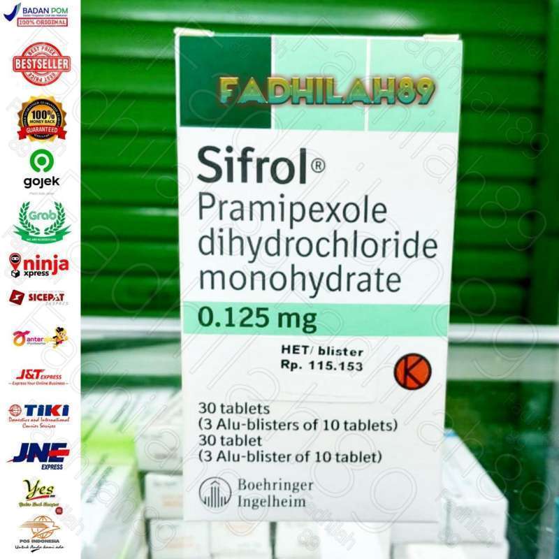Promo Sifrol 0.125 Pramipexole 0,125 Mg Box (30 Tablet) ORIGINAL - Obat ...