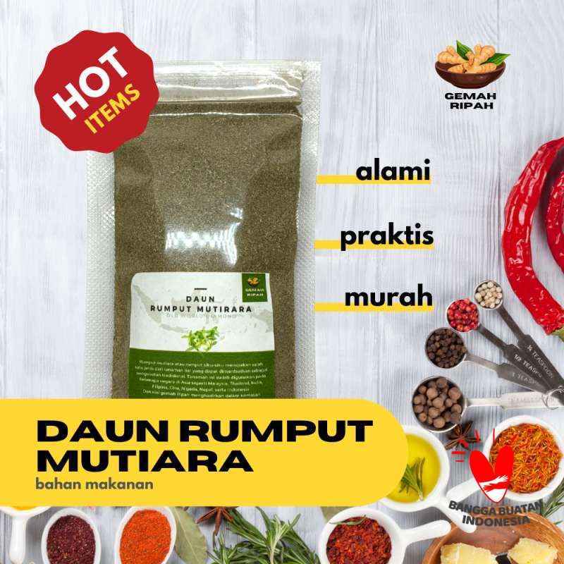 Jual Gemah Ripah rumput mutiara kering premium teh obat herbal imunitas ...