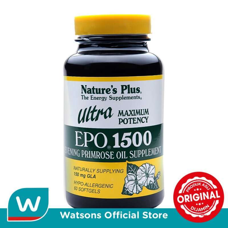 Jual Nature's Plus Ultra EPO 1500 Suplemen Kesehatan [60 Softgels] di ...
