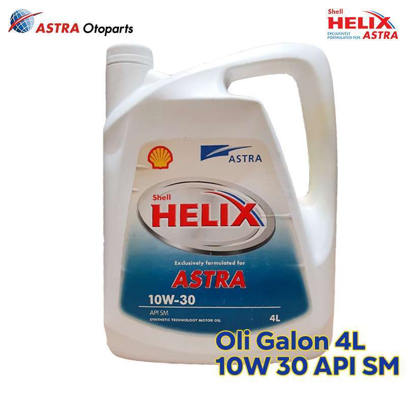 Jual Astra Shell Helix 10w-30 Api Sm 4 Liter Di Seller Astra Otoparts ...