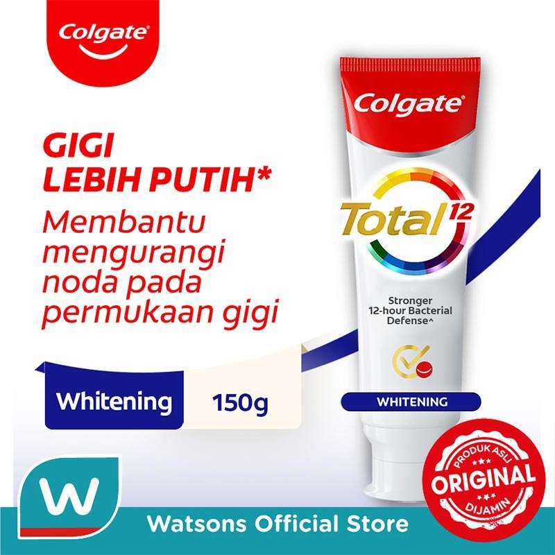 Jual Colgate Total Pro White Tooth Paste [150 G] Di Seller Watsons Official Store - Warehouse ...