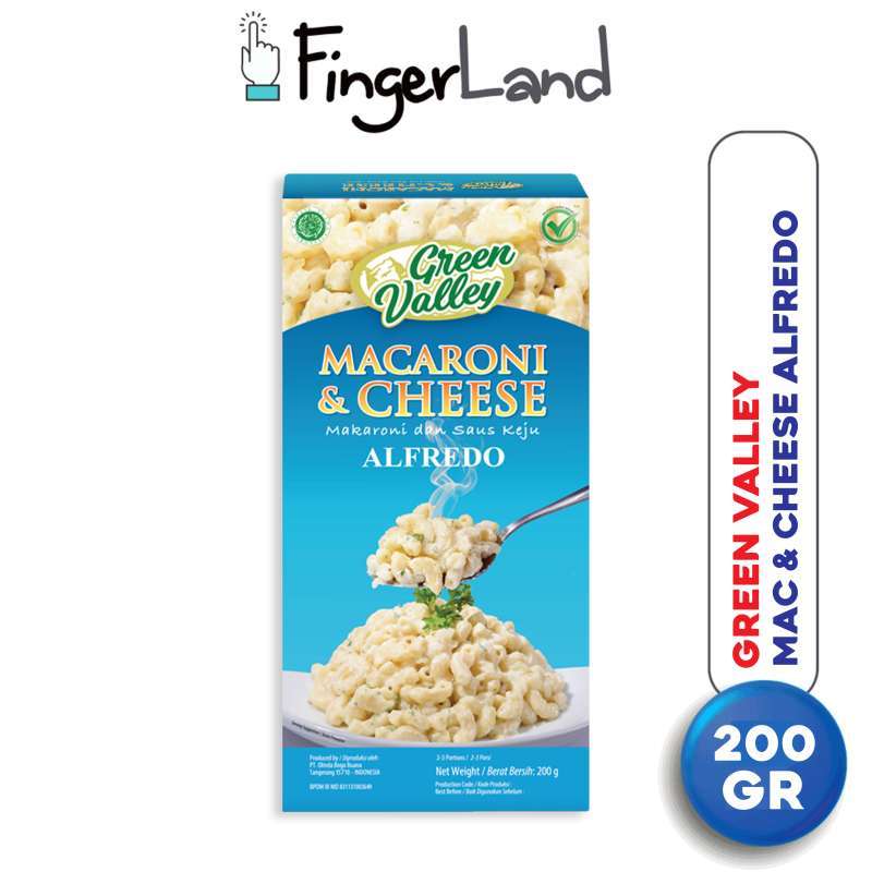 Promo GREEN VALLEY Macaroni and Cheese with Alfredo Sauce 200 gram Mac ...