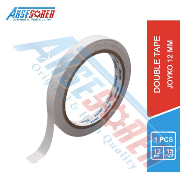 Jual Double Tape Joyko 1/2 Inch [1.2cm] / Lakban Isolasi Dobel Tip ...