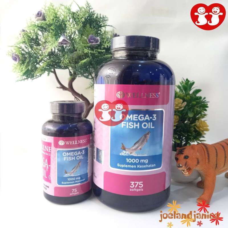 Jual Wellness Omega-3 Fish Oil Suplemen Kesehatan [75 Softgels] Di ...