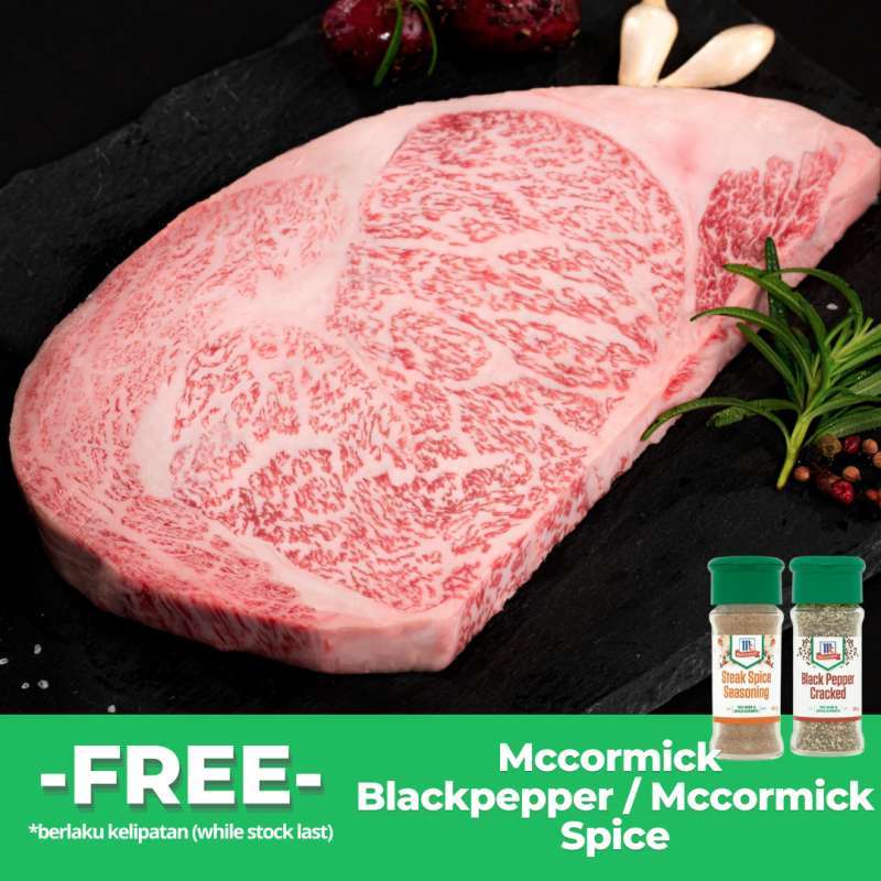 Jual Sapi Segar Japanese Wagyu Beef Ribeye A5 / A4 Steak 1cm [200g] di ...