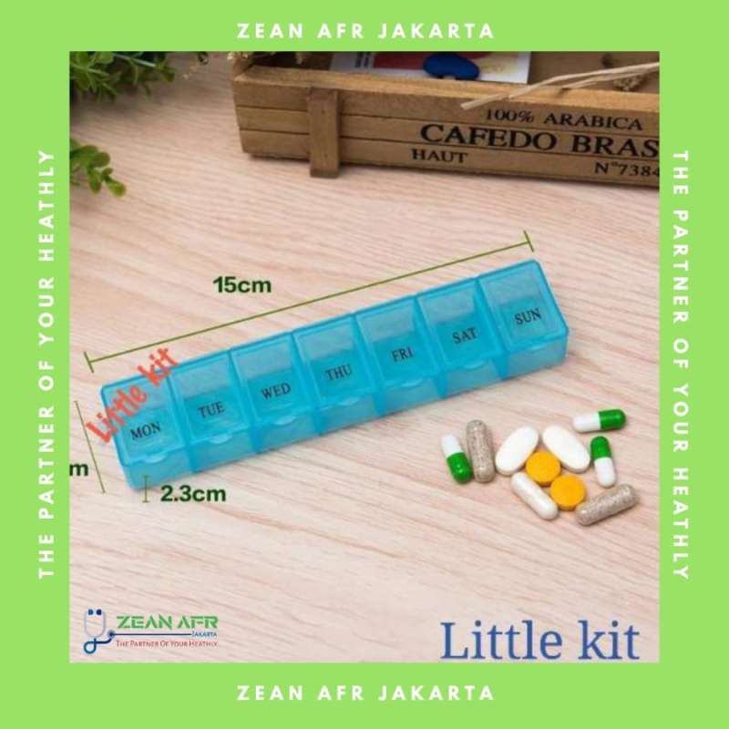 Jual kotak obat harian 7 kotak obat tempat obat di Seller Zean Afr ...