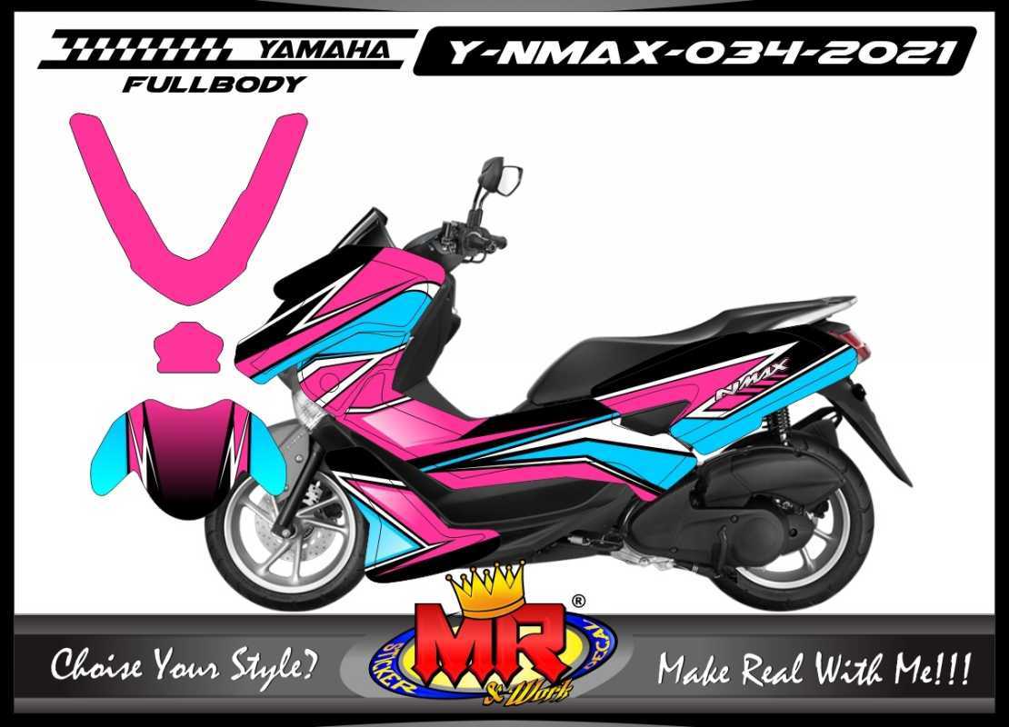 Promo Stiker Decal Motor Yamaha NMAX Fullbody Decal Elegan Grafis ...