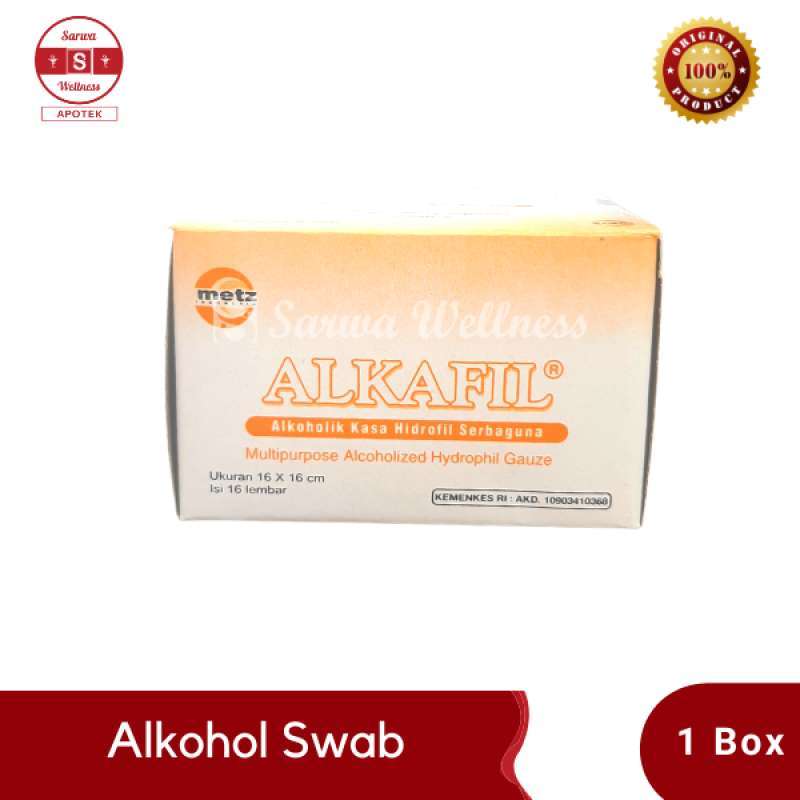 Jual Alkafil Alkoholik 16s Kasa Hidrofil Serbaguna Isi 16 Lembar U ...