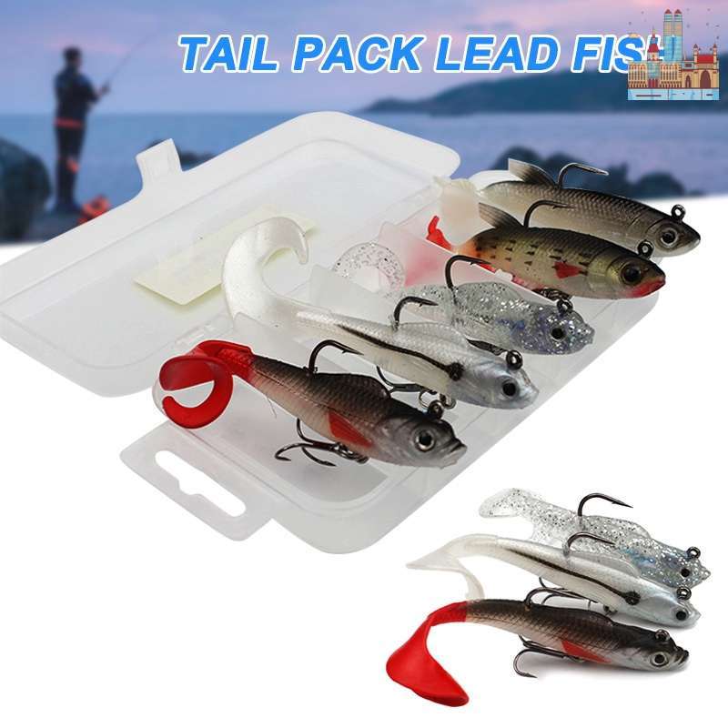 Jual ? COD Set Umpan Pancing Bentuk Ikan dengan Kail Treble untuk Air ...
