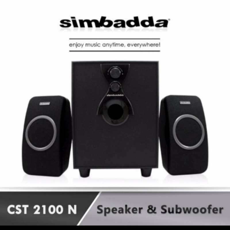 Jual Speaker bluetooth simbadda CST 2100 N+ subwoofer bass music player ...