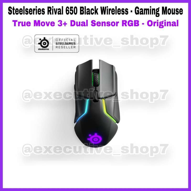 Jual Steelseries Rival 650 Black Wireless - Gaming Mouse - True Move 3 ...