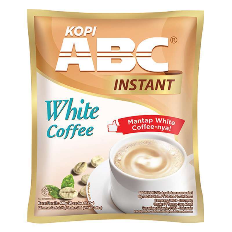 Jual ABC White Instant Coffee Bag 20Sx23 G di Seller Hypermart Solo ...