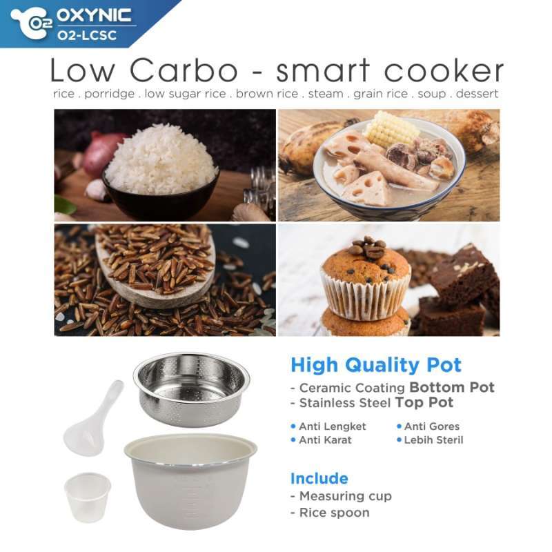 Jual Oxynic Smart Cooker Low Carbo 4 Liter - O2-lcsc Di Seller Utama ...
