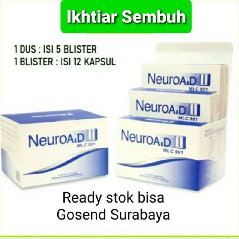 Promo Neuroaid Ii Per Box Isi 60 Diskon 9% Di Seller Delio Store ...