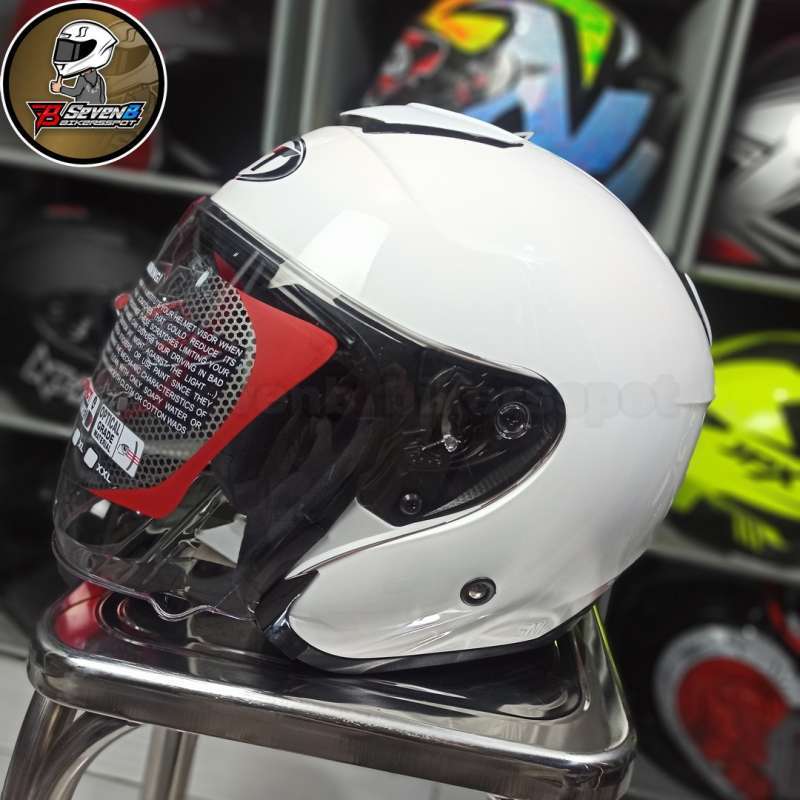 Jual HELM KYT KYOTO PUTIH WHITE GLOSSY SEVENB di Seller SEVENB BIKERS ...