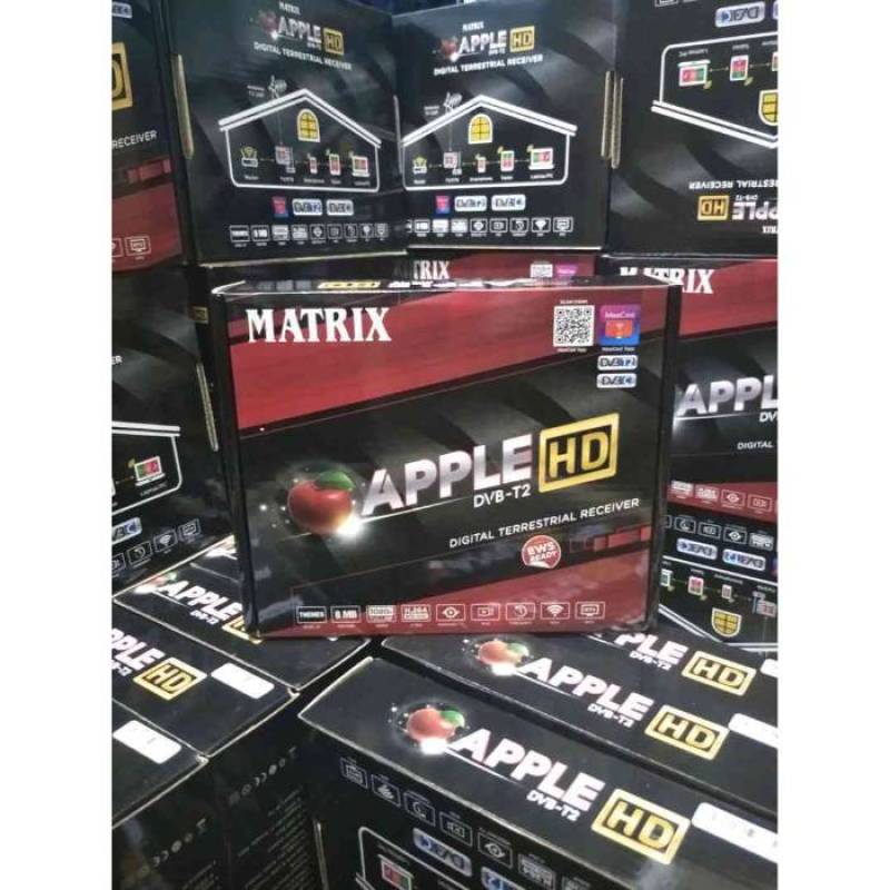 Jual Set Top Box Tv Digital Matrix Apple Hd Box Merah Ada Hdmi Serat ...