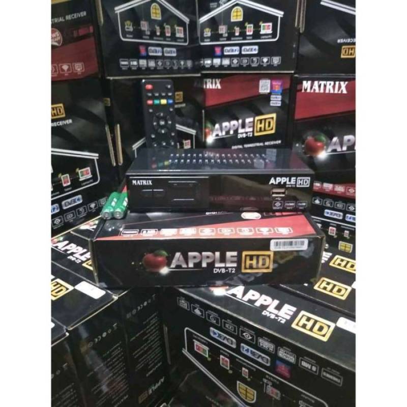 Jual Set Top Box Tv Digital Matrix Apple Hd Box Merah Ada Hdmi Serat ...