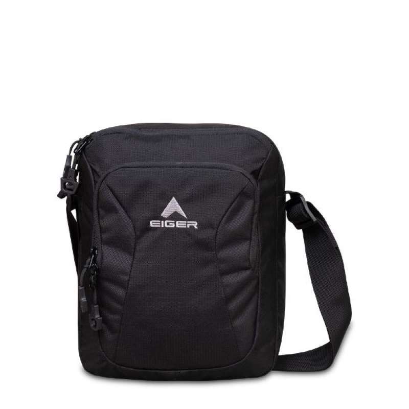 Jual Eiger Z-Shoulder Bag Medium 1F - Black di Seller Eiger Adventure ...
