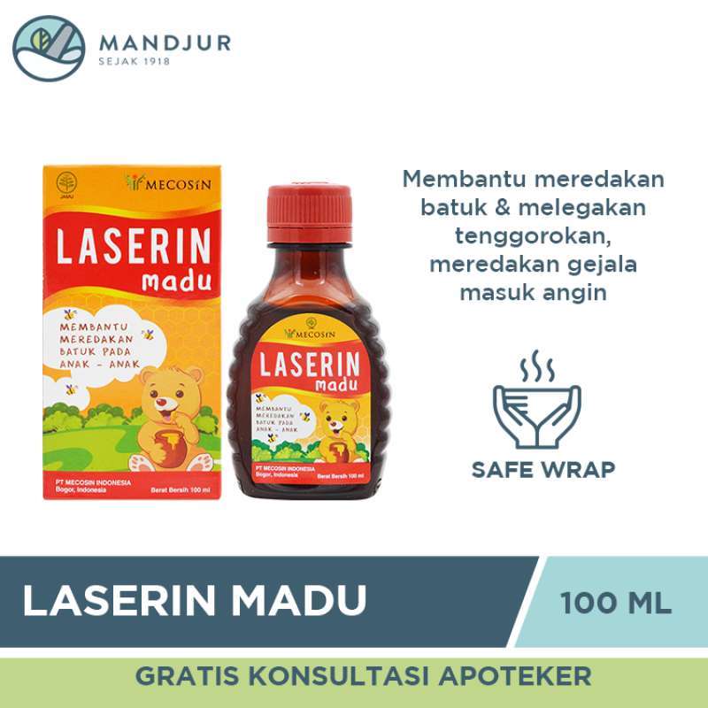Jual Laserin Madu 100 mL - Sirup Obat Batuk Anak di Seller Apotek ...