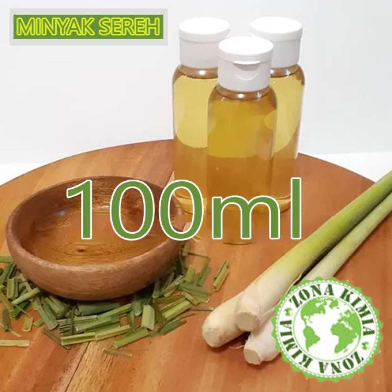 Jual Citronella Essential Oil 100 ml Minyak Atsiri Sereh Asli Serai Wangi di Seller zonakimia ...