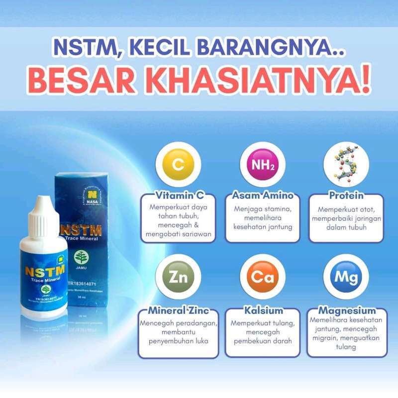 Jual NSTM TRACE MINERAL si kecil dengan sejuta manfaat dari NASA di ...