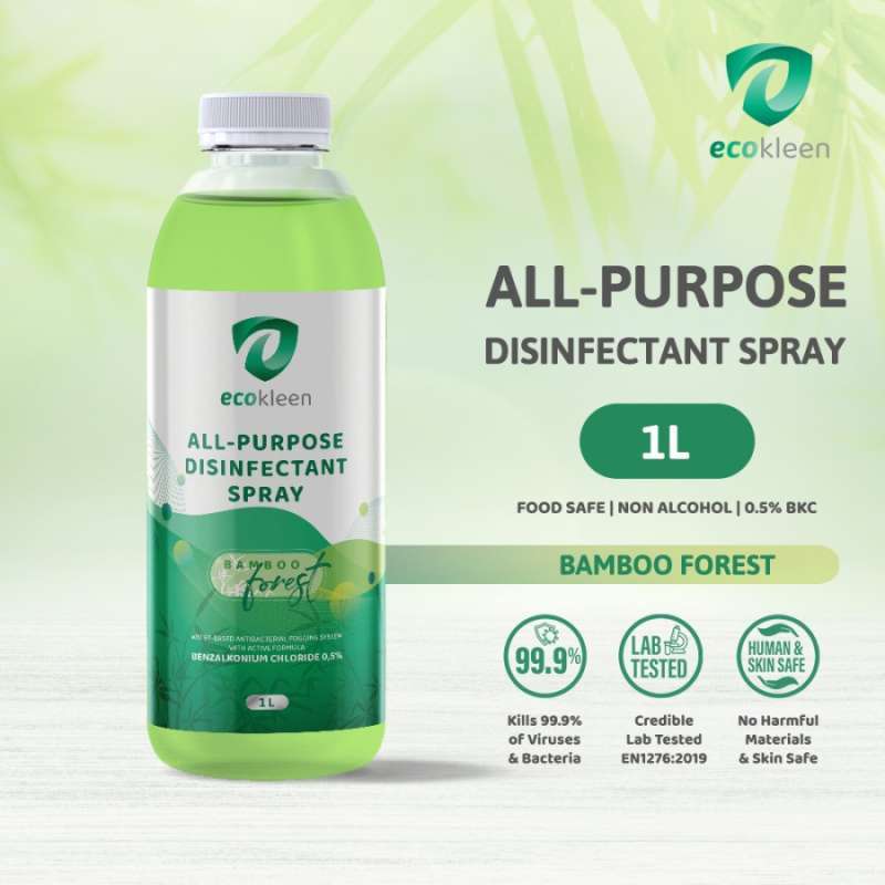 Jual Ecokleen All-purpose Disinfectant Spray 1l - Bamboo Forest Di ...