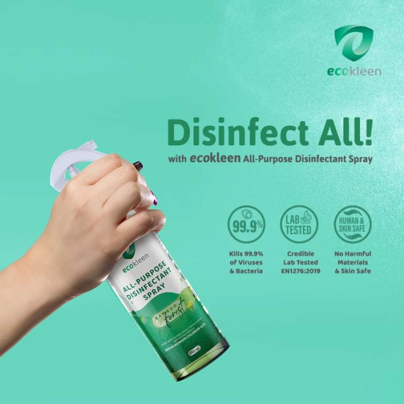 Jual Ecokleen All-purpose Disinfectant Spray 1l - Bamboo Forest Di ...