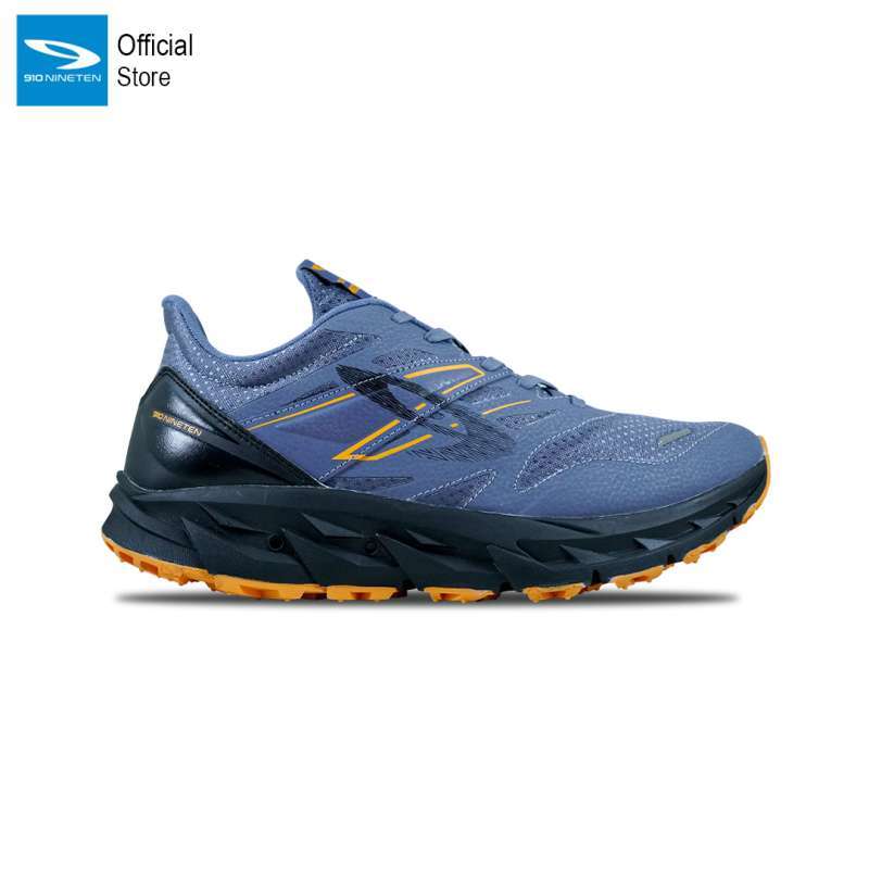 Jual 910 Nineten Yuza Evo Sepatu Trail Running - Navy/Hitam/Orange - 42 ...