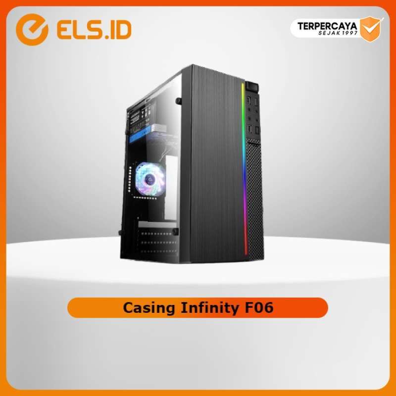 Jual Casing PC Infinity F06 + PSU 250Watt (LED Strip RGB) di Seller ELS ...