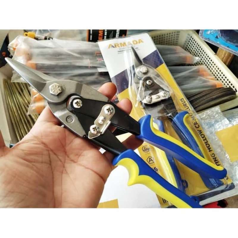 Jual GUNTING BAJA RINGAN HOLLOW ARMADA 10 GUNTING POTONG PLAT SENG HOLO ...