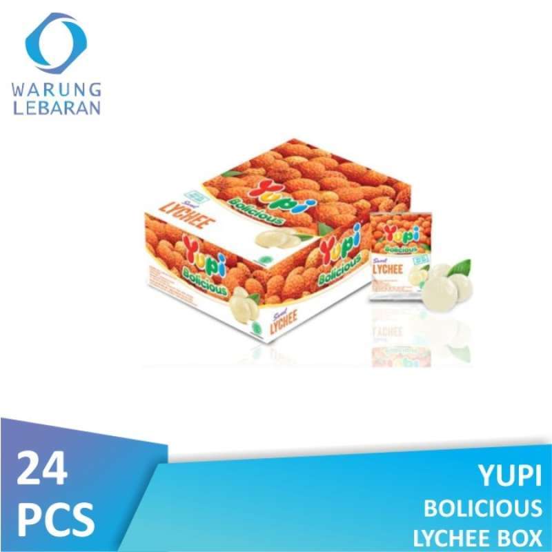 Jual Yupi Bolicious Lychee Box (24 Pcs) di Seller Warung Lebaran ...