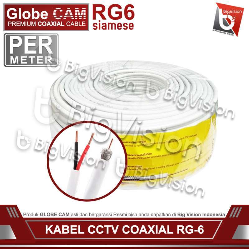 Jual Kabel Cctv Coaxial Rg6 With Power Per Meter Di Seller Big Vision Cctv - Tanah Sereal, Kota ...