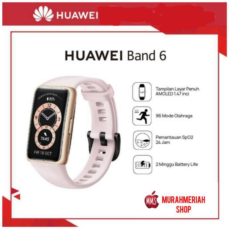 Jual Huawei Band 6 Smartwatch garansi resmi - Black di Seller ...