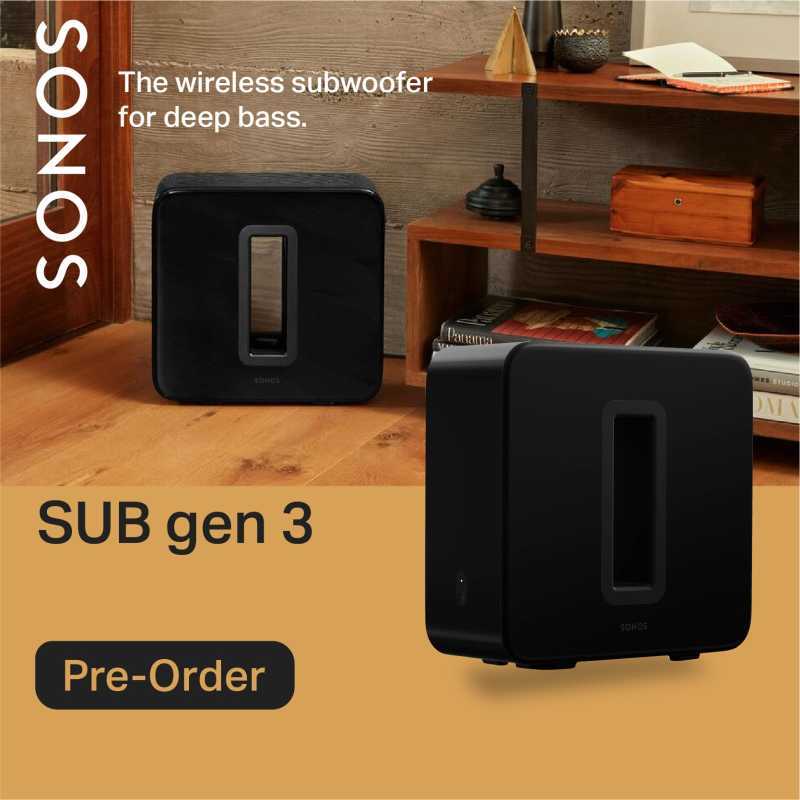 Promo Sonos SUB (Gen 3) Wireless Subwoofer - Black Diskon 5% di Seller ...