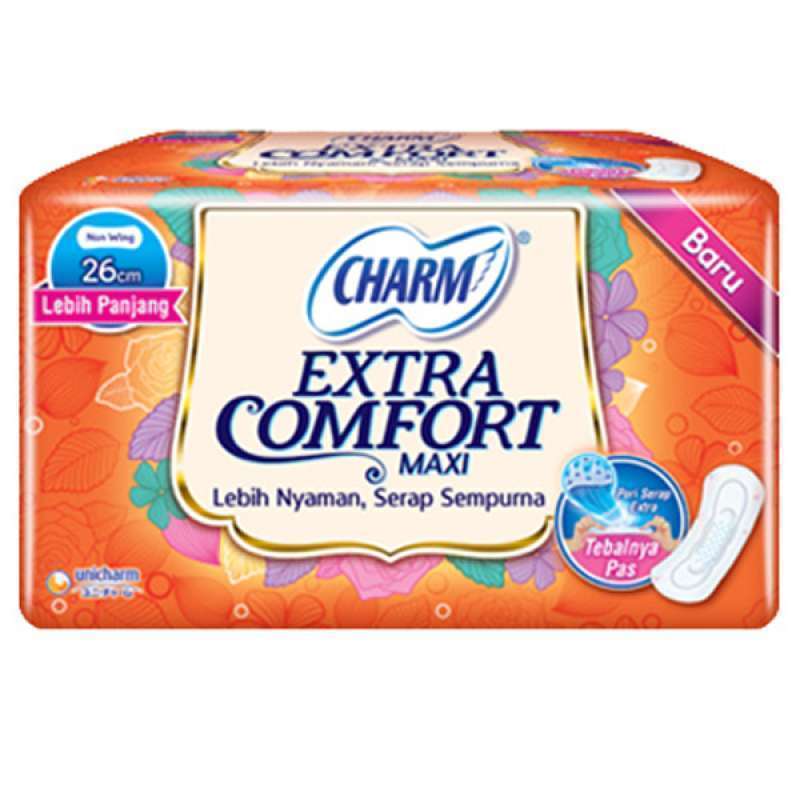 Jual Charm Extra Comfort Maxi Non Wing 26 Cm 8 Pcs di Seller Primkopal ...