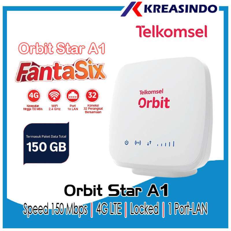 Jual Telkomsel Orbit Star A1 Fantasix Advan Modem Home Router 4g Wifi ...