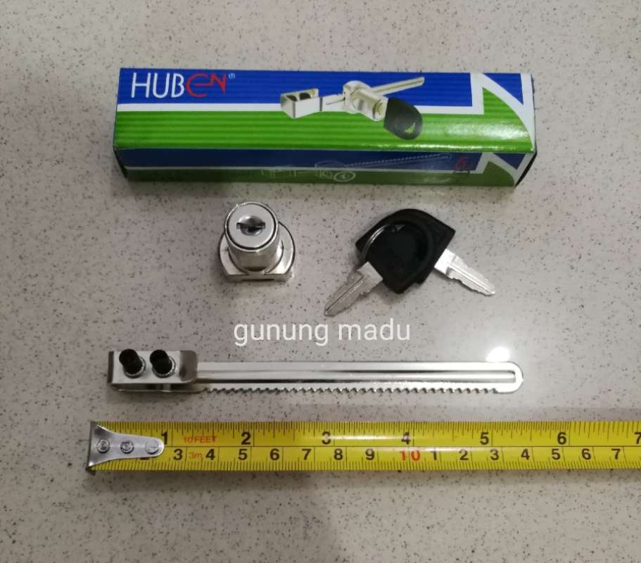 Jual KUNCI ETALASE KACA huben GESER KUNCI PINTU LEMARI KACA SLIDING GERGAJI di Seller Gunung ...