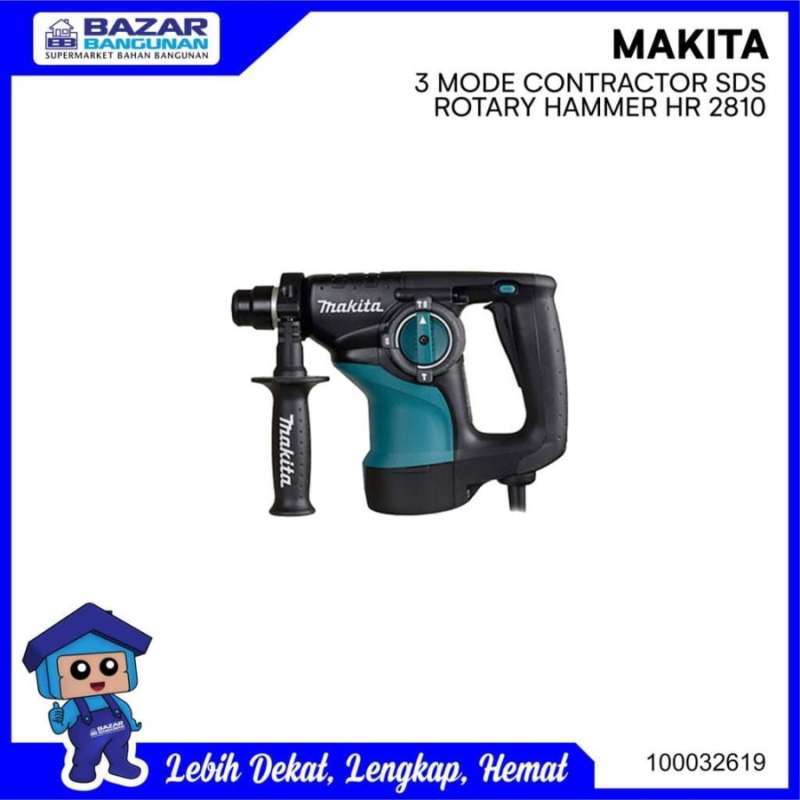 Jual Mesin Bor Beton - Hammer Drill Tangan Listrik Makita Hr 2810 3 Mode Di Seller Bazar ...