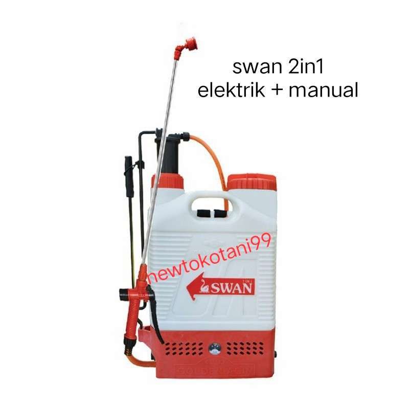 Jual Sprayer tangki semprot elektrik 16 liter tangki cas - Swan MTB2in1 ...