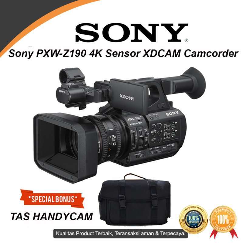Jual Sony PXW-Z190 4K 3-CMOS Sensor XDCAM Proffesional Camcorder Z 190 ...
